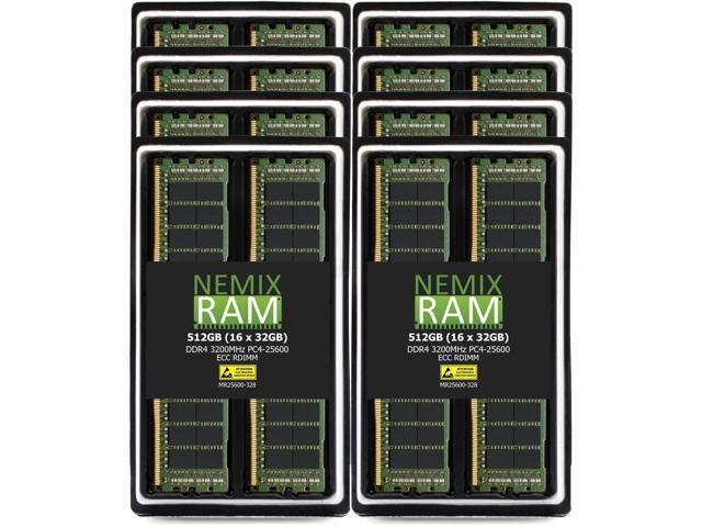 Click here for NEMIX RAM 512GB (16X32GB) DDR4 3200MHZ PC4-25600 2... prices