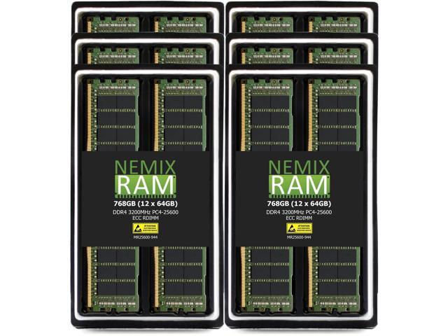 Click here for NEMIX RAM 768GB (12X64GB) DDR4 3200MHZ PC4-25600 4... prices