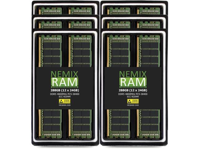 Click here for NEMIX RAM 288GB (12X24GB) DDR5 4800MHZ PC5-38400 2... prices