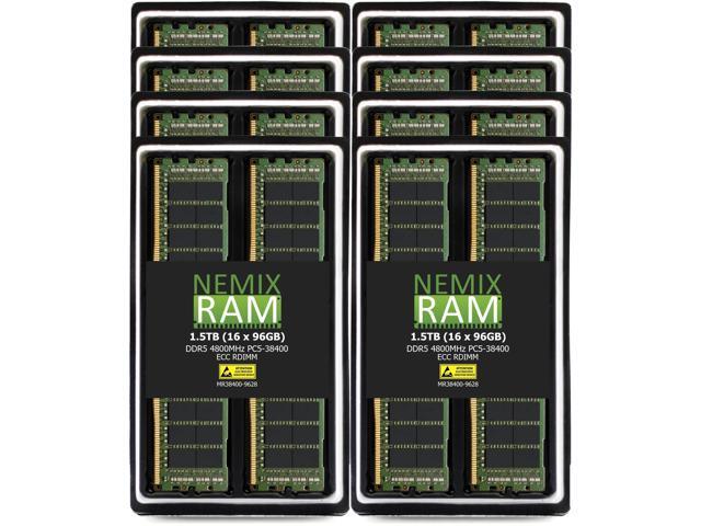 Click here for NEMIX RAM 1.5TB (16X96GB) DDR5 4800MHZ PC5-38400 2... prices