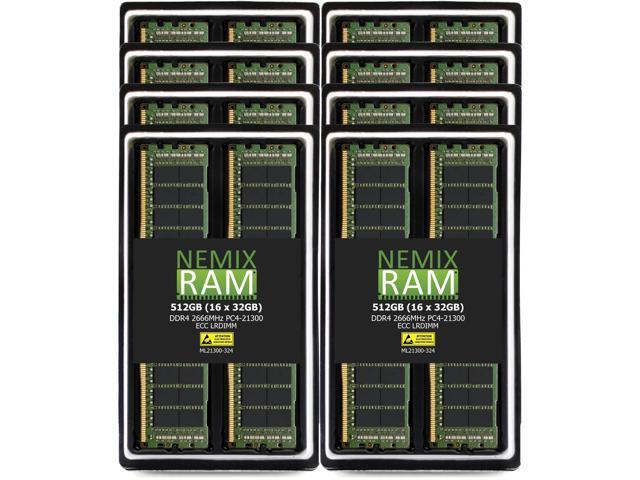 Click here for NEMIX RAM 512GB (16X32GB) DDR4 2666MHZ PC4-21300 2... prices