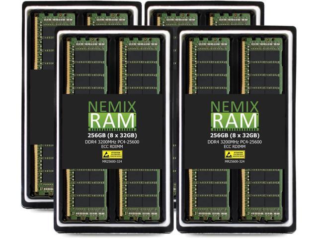 Click here for NEMIX RAM 256GB (8X32GB) DDR4 3200MHZ PC4-25600 2R... prices