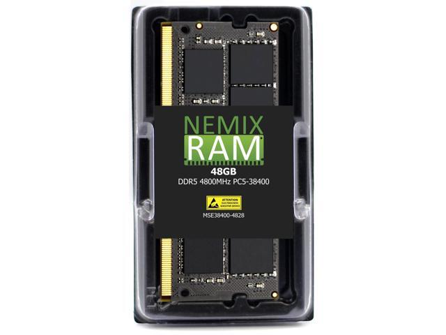 Click here for NEMIX RAM 48GB (1X48GB) DDR5 4800MHZ PC5-38400 2Rx... prices