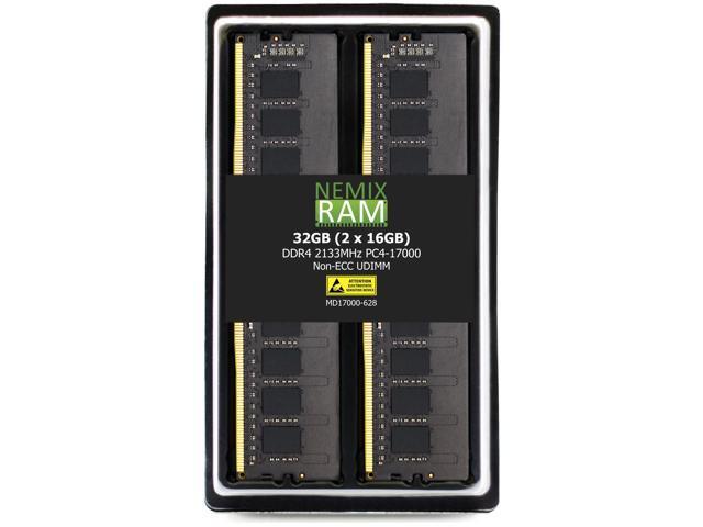 Click here for NEMIX RAM 32GB (2X16GB) DDR4 2133MHZ PC4-17000 2Rx... prices