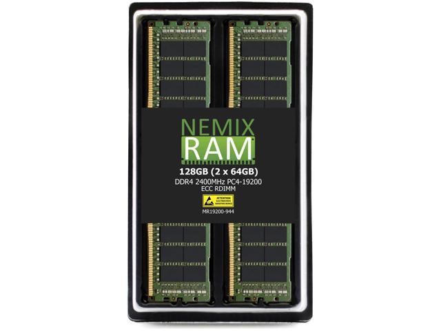 Click here for NEMIX RAM 128GB (2X64GB) DDR4 2400MHZ PC4-19200 4R... prices