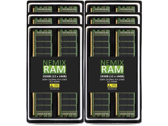 Click here for NEMIX RAM 192GB (12X16GB) DDR4 2933MHZ PC4-23400 2... prices