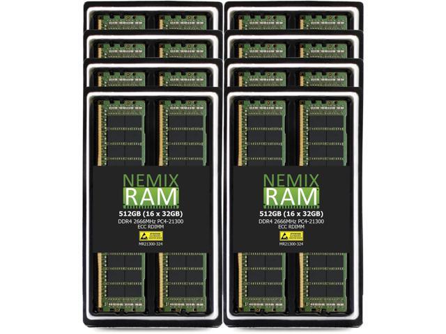 Click here for NEMIX RAM 512GB (16X32GB) DDR4 2666MHZ PC4-21300 1... prices