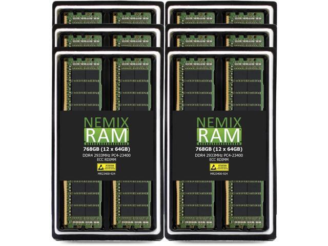 Click here for NEMIX RAM 768GB (12X64GB) DDR4 2933MHZ PC4-23400 2... prices