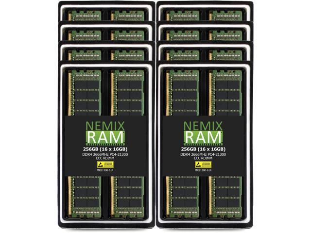 Click here for NEMIX RAM 256GB (16X16GB) DDR4 2666MHZ PC4-21300 1... prices