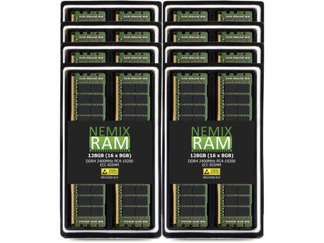 Click here for NEMIX RAM 128GB (16X8GB) DDR4 2400MHZ PC4-19200 1R... prices