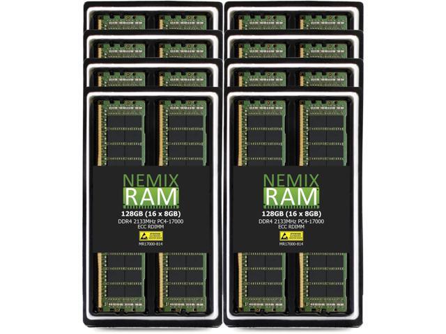 Click here for NEMIX RAM 128GB (16X8GB) DDR4 2133MHZ PC4-17000 1R... prices