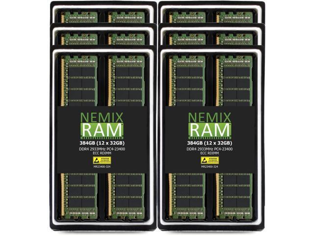 Click here for NEMIX RAM 384GB (12X32GB) DDR4 2933MHZ PC4-23400 2... prices