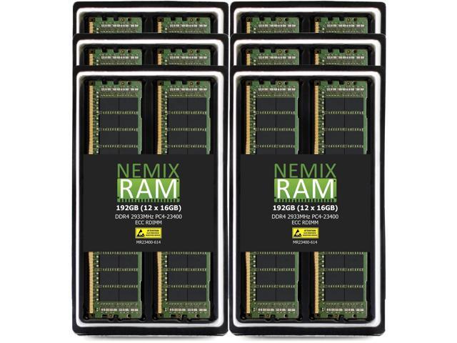 Click here for NEMIX RAM 192GB (12X16GB) DDR4 2933MHZ PC4-23400 1... prices
