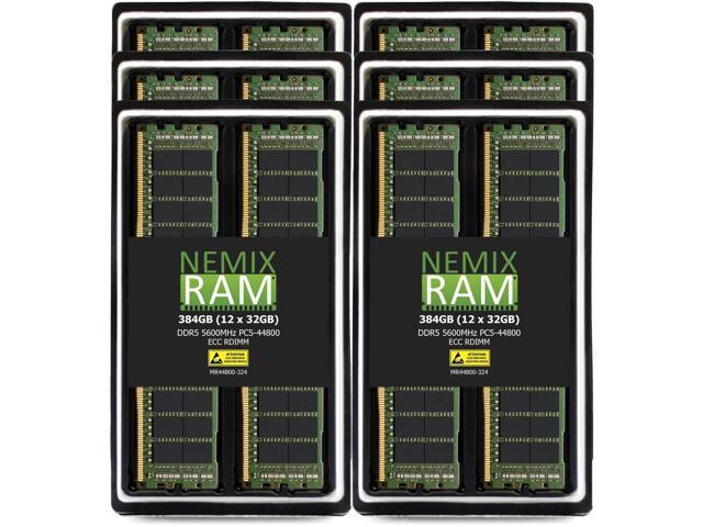 Click here for NEMIX RAM 768GB (12X64GB) DDR5 5600MHZ PC5-44800 2... prices