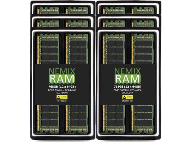 Click here for NEMIX RAM 512GB (16X32GB) DDR5 5600MHZ PC5-44800 2... prices