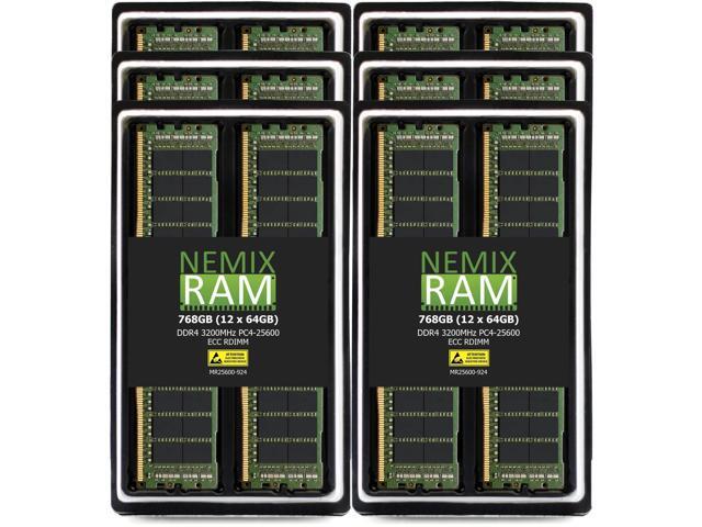 Click here for NEMIX RAM 768GB (12X64GB) DDR4 3200MHZ PC4-25600 2... prices