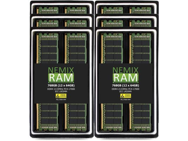 Click here for NEMIX RAM 768GB (12X64GB) DDR4 2133MHZ PC4-17000 4... prices