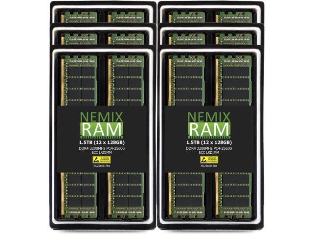 Click here for NEMIX RAM 1.5TB (12X128GB) DDR4 3200MHZ PC4-25600... prices