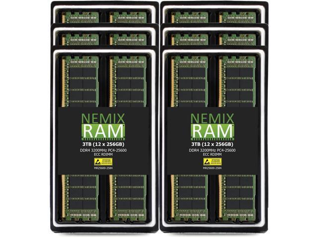Click here for NEMIX RAM 3TB (12X256GB) DDR4 3200MHZ PC4-25600 8R... prices