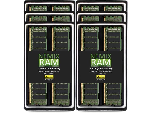 Click here for NEMIX RAM 1.5TB (12X128GB) DDR4 3200MHZ PC4-25600... prices