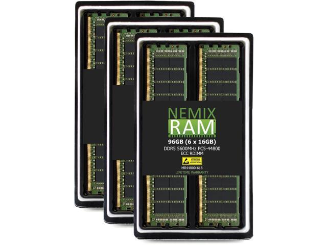 Click here for NEMIX RAM 96GB (6X16GB) DDR5 5600MHZ PC5-44800 1Rx... prices