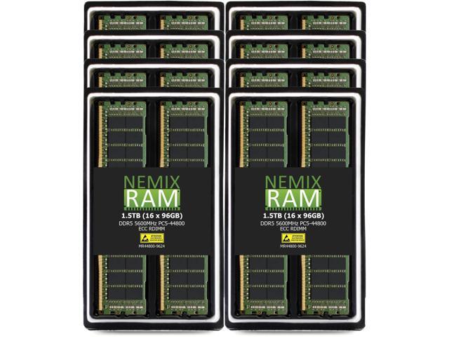 Click here for NEMIX RAM 1.5TB (16X96GB) DDR5 5600MHZ PC5-44800 2... prices