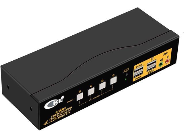 Click here for CKL KVM Switch Dual Monitor DisplayPort 4 Port 4K... prices