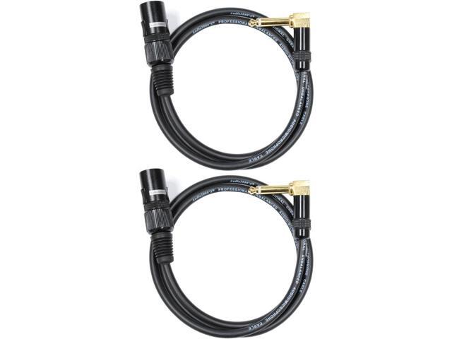 Click here for Audio2000s C17006P2 6 Ft 1/4 TS Right Angle to XLR... prices