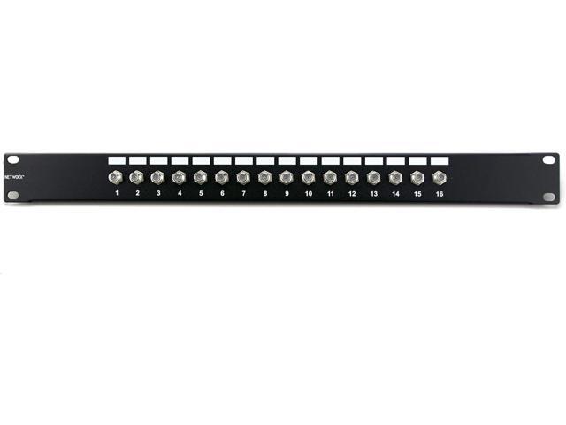Click here for 16 Port Fully Loaded F-Type Coaxial Patch Panel -... prices
