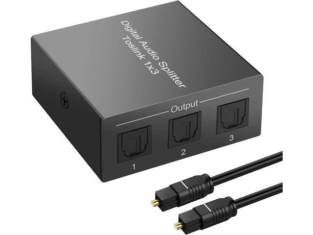 Click here for 3 Port Toslink Splitter with Optical Cable (1 In 3... prices