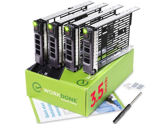 Click here for WorkDone 4-Pack - 3.5 inch Hard Drive Caddy - Comp... prices