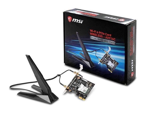 Click here for MSI AX905C Dual Band WiFi 6 (802.11ax 2x2) with Bl... prices