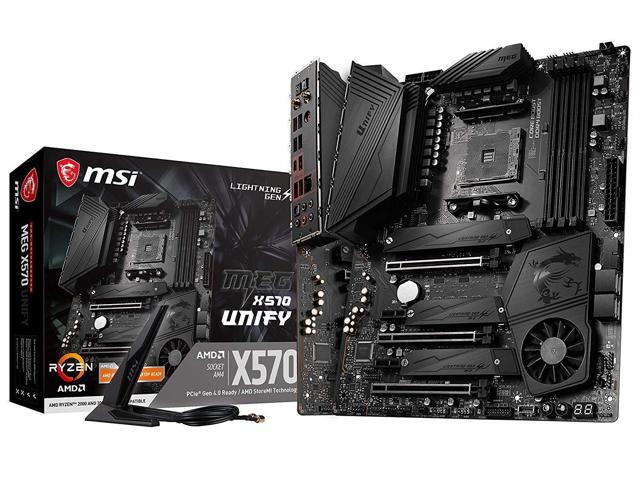 Click here for MSI Meg X570 Unify Motherboard (AMD AM4  DDR4  PCI... prices