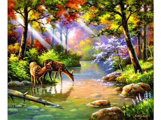 Click here for Doe Re Me Creek 1000 Piece Jigsaw Puzzle by SunsOu... prices