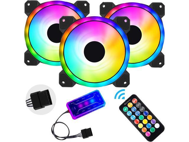 Click here for 3 Pack RGB Case Fans  120mm Ultra-Quiet RGB Chassi... prices