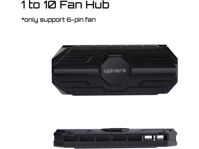 Click here for upHere 10-Port 6PIN SATA RGB Hub with 21-Key Remot... prices