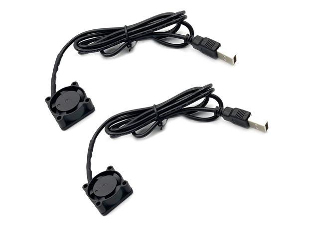 Click here for KIRO & SEEU 2pcs USB 5V DC Fan 2510 Small 2 pin Co... prices