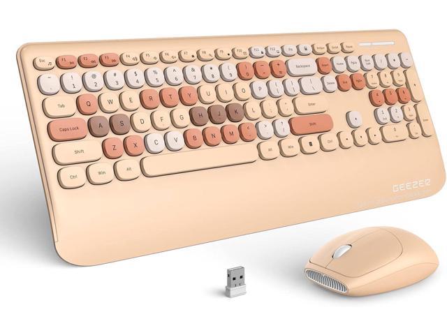 Click here for GEEZER Wireless Keyboard and Mouse Combo Milk Tea... prices