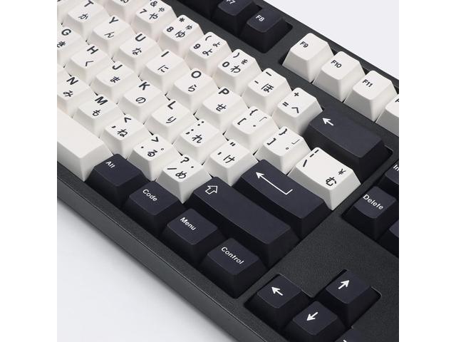Click here for Japanese Keycaps 133 Keys Black White Keycap Cherr... prices