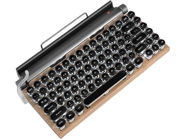 Click here for 83-Key Mechanical Keyboard - Retro Typewriter Wire... prices