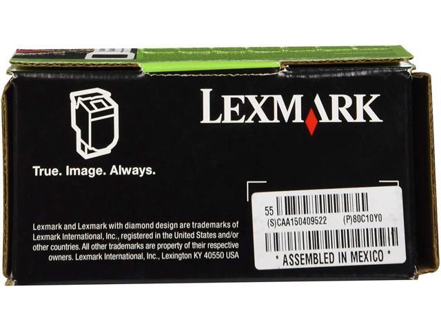 Click here for Lexmark 80C10Y0 Yellow Return Program Toner prices