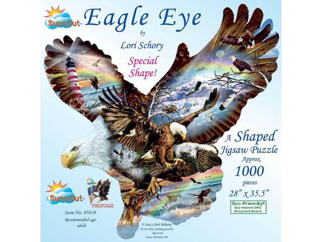 Click here for Eagle Eye 1000 Piece Shaped Puzzle by SunsOut prices