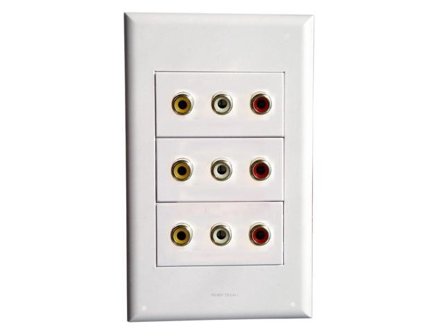 Click here for 3RCA Wall Socket with 3 Adapters Outlet Decorative... prices
