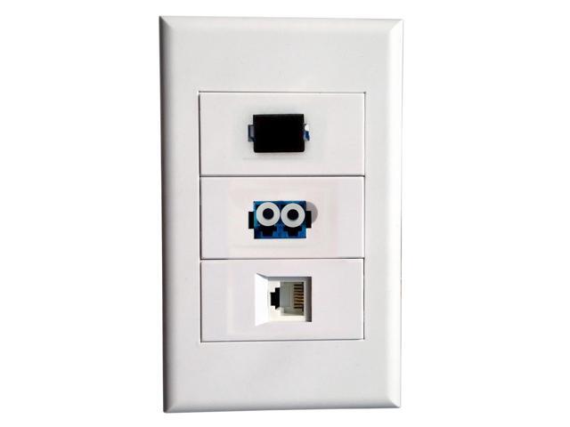 Click here for Wall Plate with SC Simplex + LC Duplex + RJ11 Modu... prices