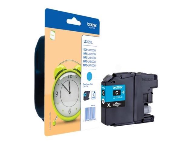 Click here for Brother LC-125XLC Ink cartridge cyan  1.2K pages... prices