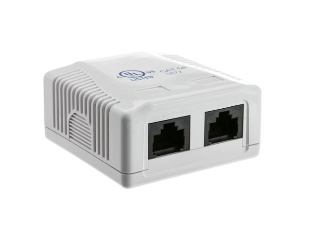 Click here for RJ45 2 Port Wall Mount Biscuit Network Ethernet UT... prices