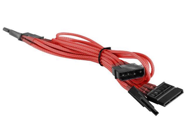 Click here for 4-pin to 4x SATA Adapter - Premium Sleeved / Braid... prices