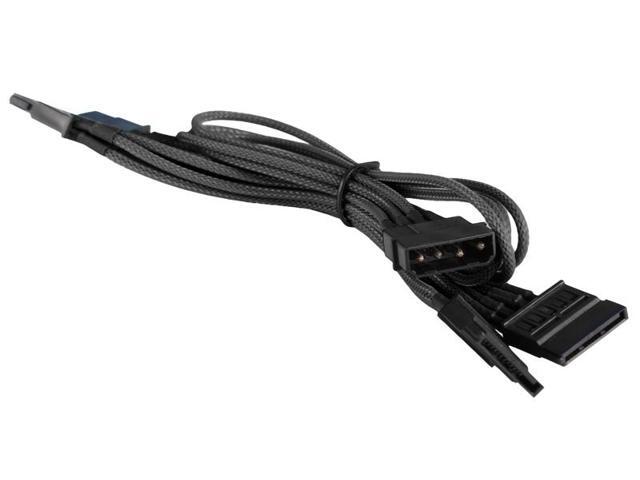 Click here for 4-Pin to 4x SATA Power Splitter Cable - Sleeved -... prices