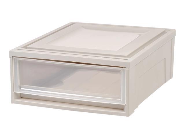 Click here for IRIS Stackable Storage Drawer 5.5 gal Gray/Translu... prices