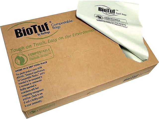 Click here for BioTuf Compostable 30-33 Gallon Trash Bags Y6639TE prices